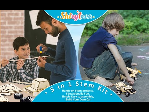 5 in 1 STEM Kit: Motorized Construction Engineering Set - YouTube