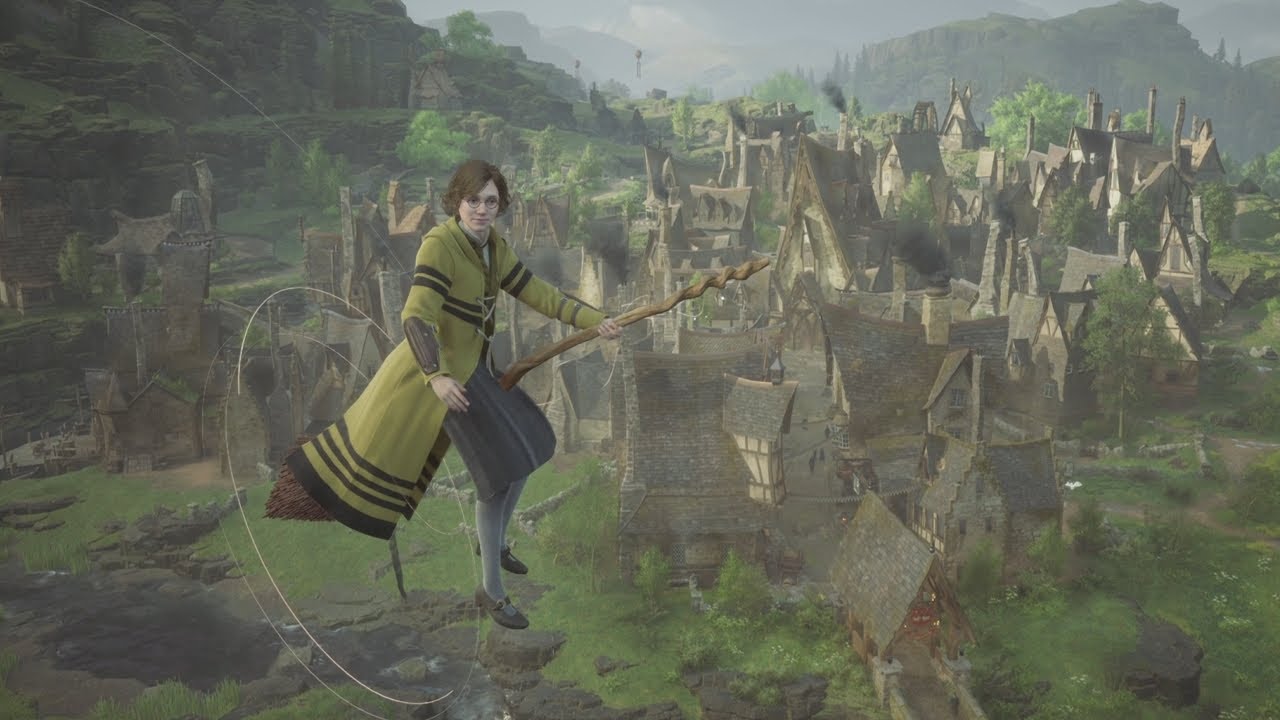 HARRY POTTER Hogsmeade in Spring in Hogwarts Legacy AMBIENCE BACKGROUND ...