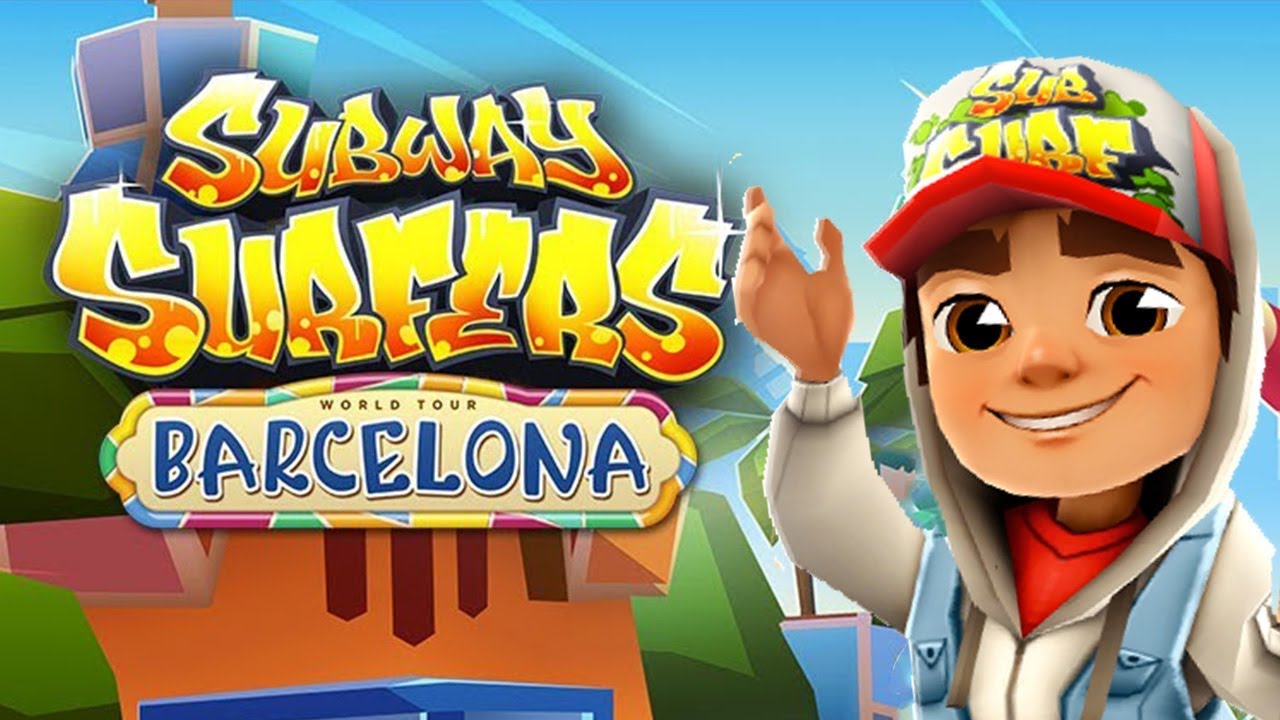 RUN! RUN! RUN! JAKE GOLD RUN - SUBWAY SURFERS BARCELONA 2019 - YouTube