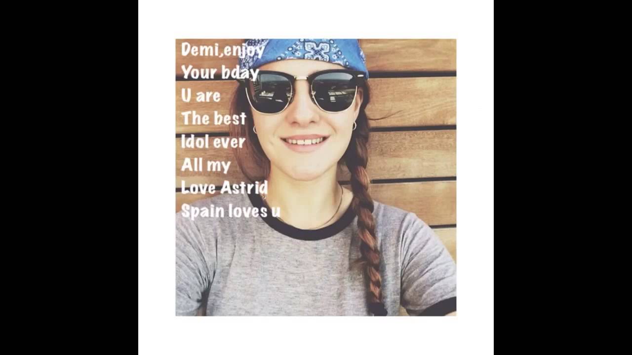 Happy birthday demi lovato - YouTube