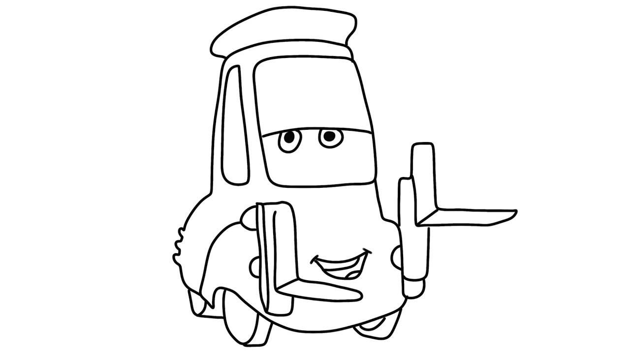 How To Draw Guido Pitstop Cars - YouTube