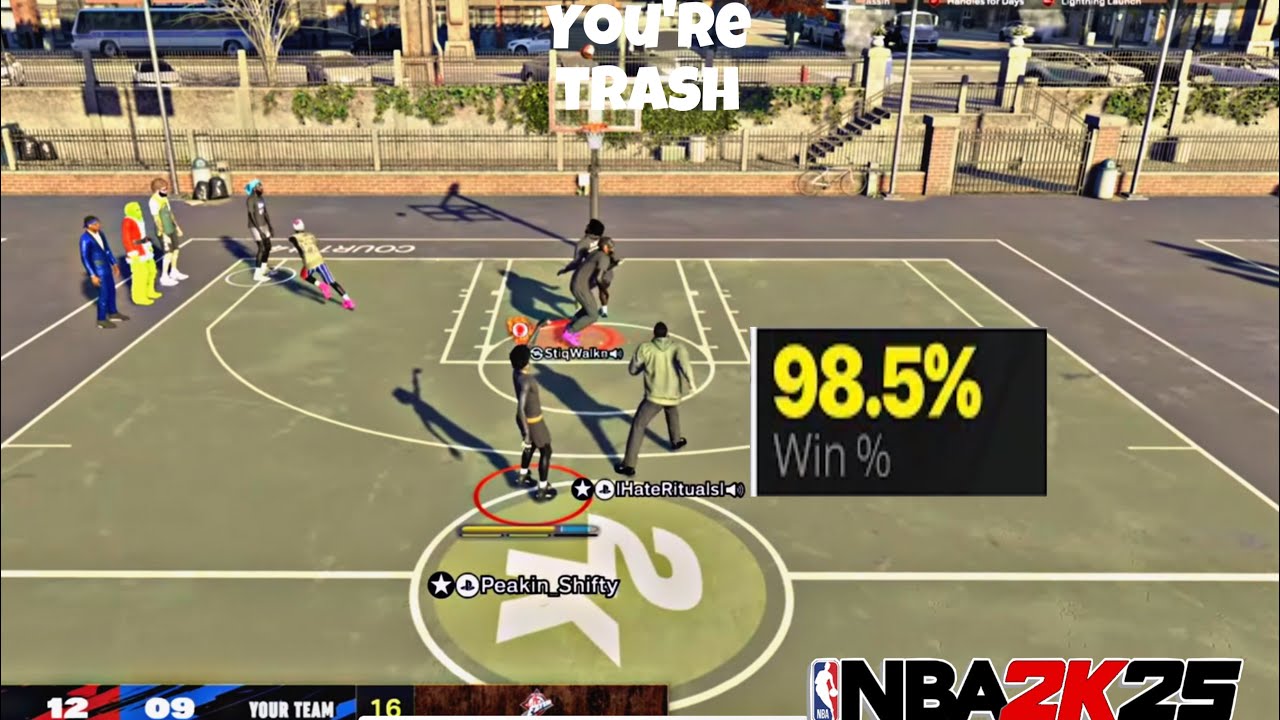 Flyer Event try hards pull up on my streak (2k25) - YouTube