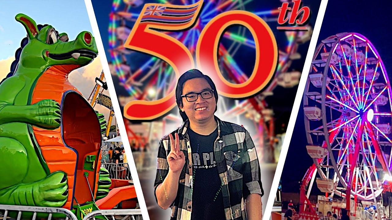 Visiting the 50TH STATE FAIR in Hawaii! 🎡 - YouTube