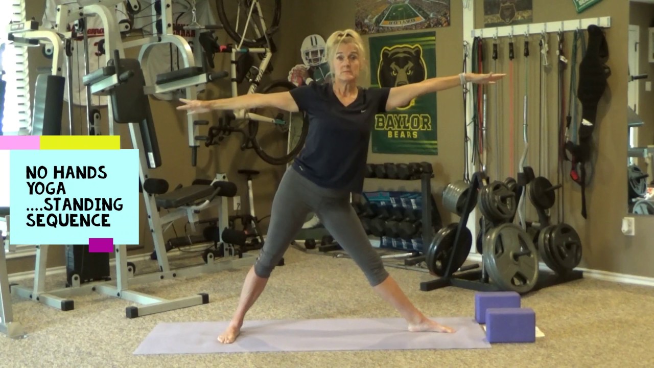 Standing Sequence No Hands Yoga - YouTube