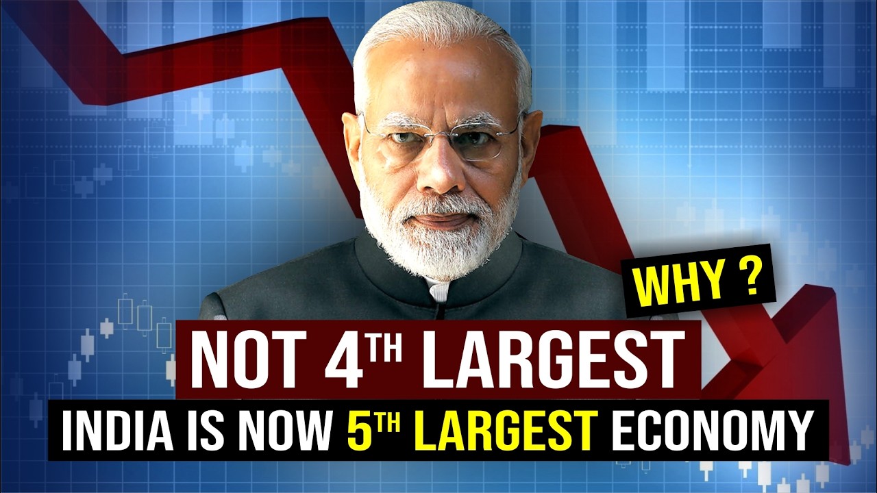 Not 4th Largest, India is now 5th LARGEST Economy | Future : 3rd ...