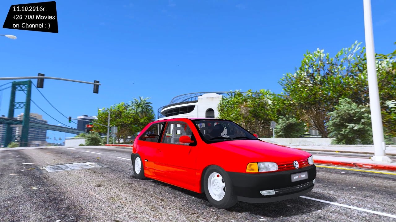 Volkswagen Gol G2 - GTA V MOD _REVIEW - YouTube
