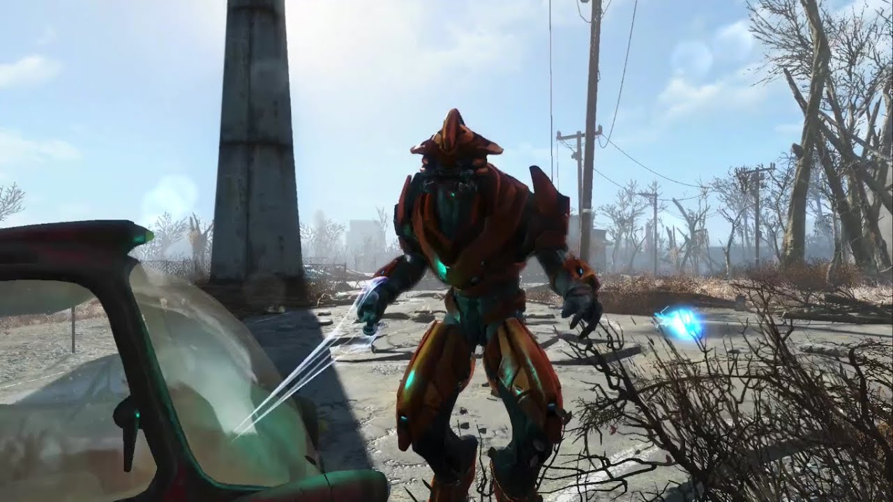 Fallout 4 Mod: Halo Elites As Raiders - YouTube