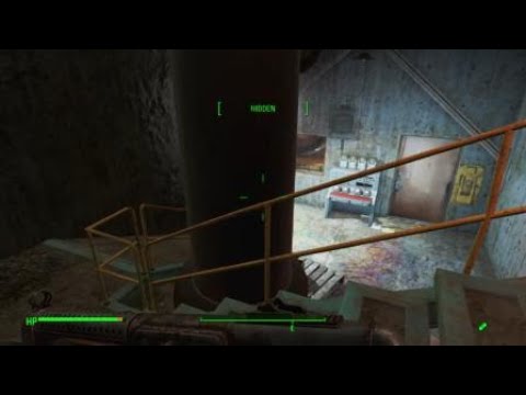 Fallout 4 hidden pumphouse with puzzle - YouTube