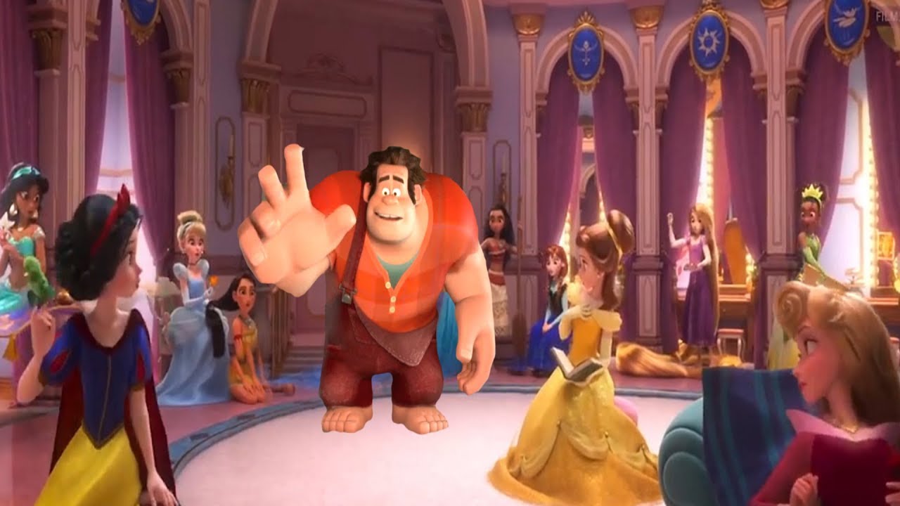 Disney Princesses VS RALPH [ BONUS scene ] Wreck it Ralph 2 - YouTube