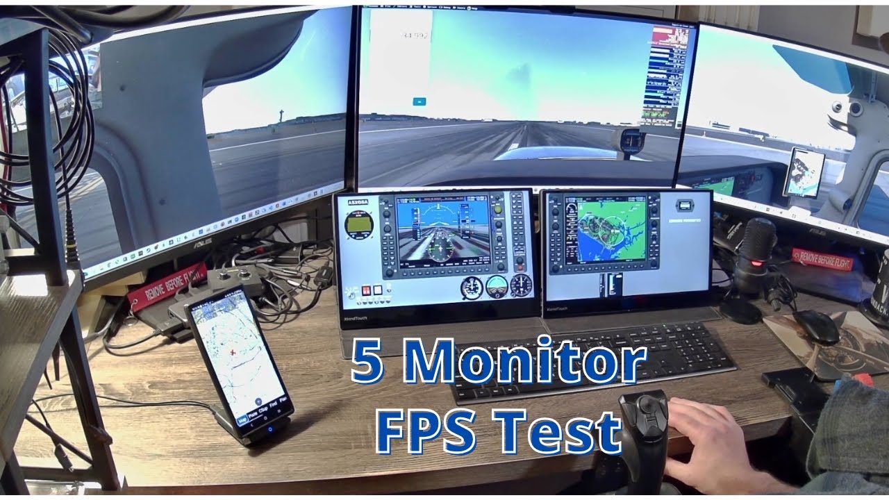 MSFS2024 Multi Monitor FPS Test - YouTube
