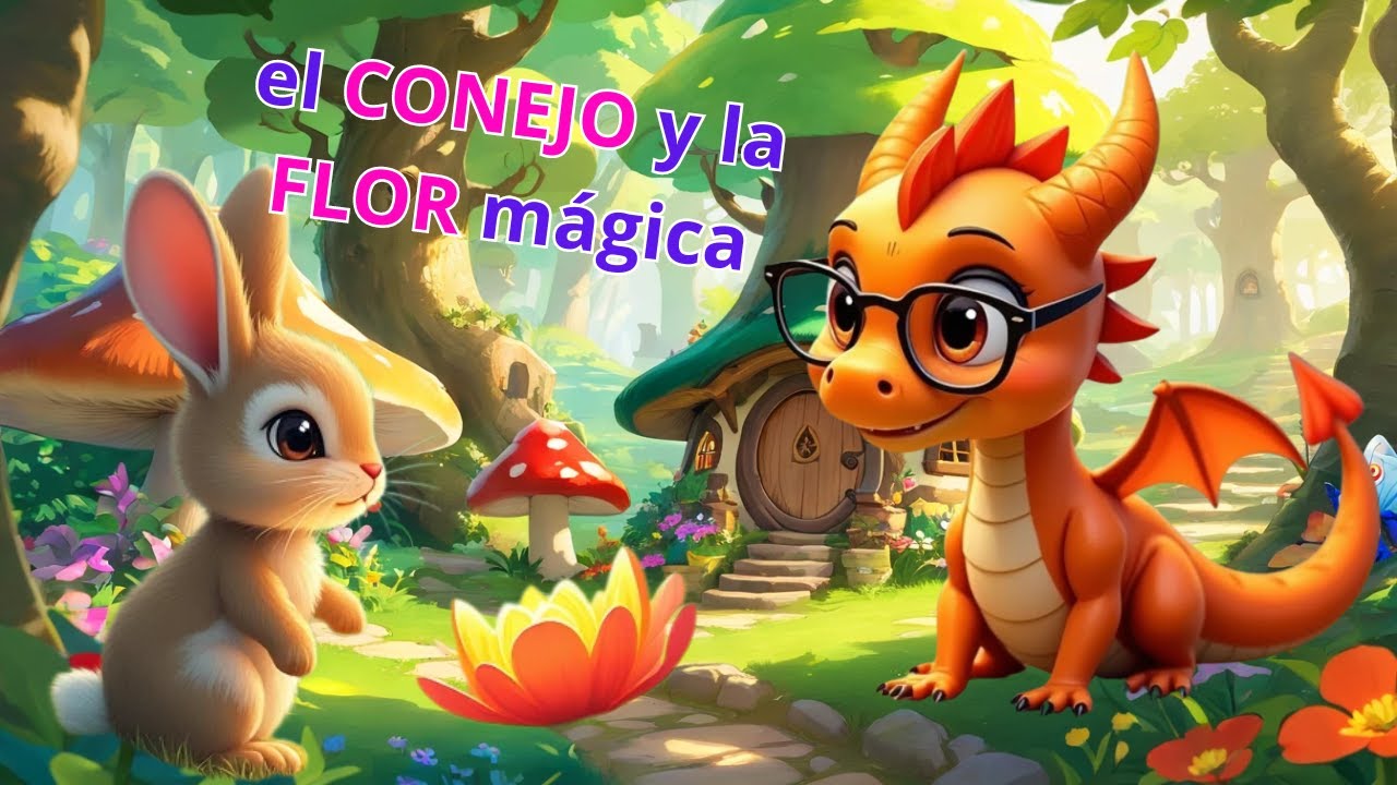 el CONEJO CURIOSO y la FLOR MAGICA - YouTube
