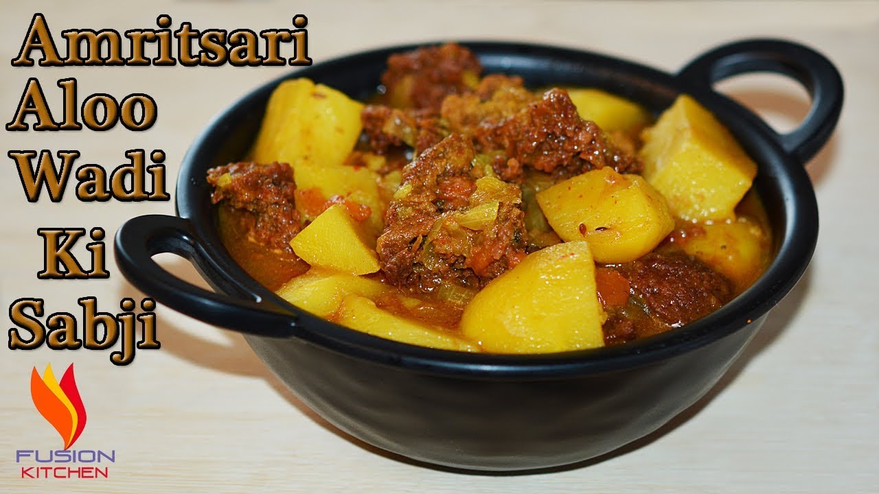 Amritsari Wadi Aloo Ki Sabji | Aloo Wadiya Sabji | Quick & Easy Aloo ...