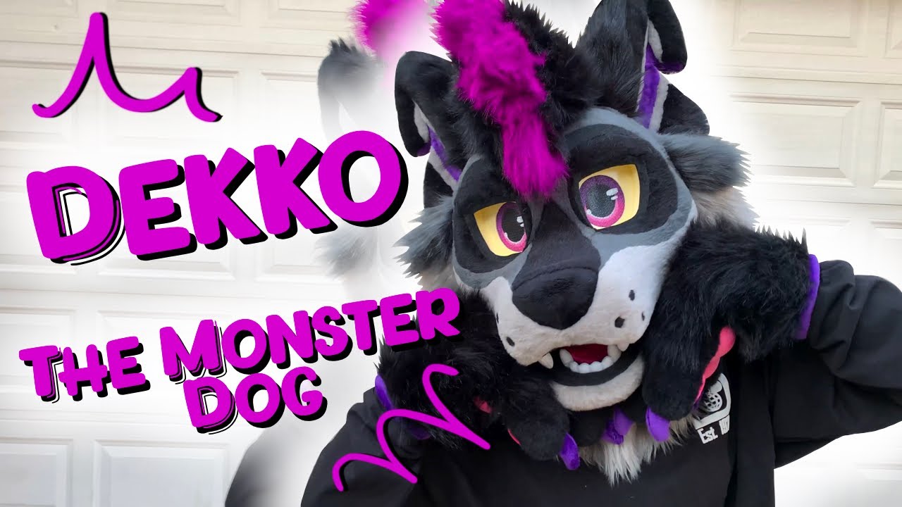 Dekko the Monster Dog || Fursuit Commission - YouTube