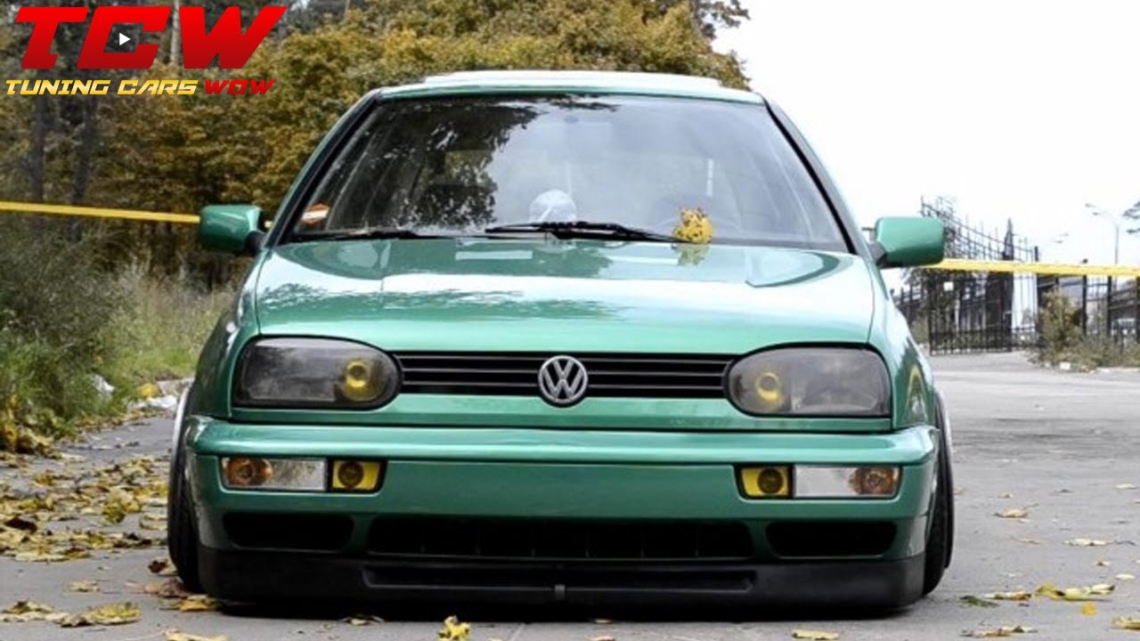 VW Golf Mk3 VR6 Bagged on Schmidt Rims Tuning Project - YouTube