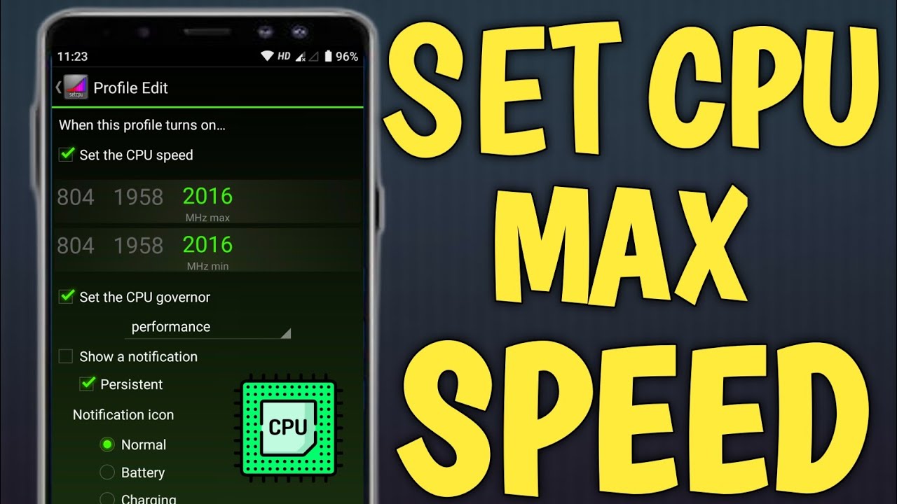 Set CPU Speed To Max | Fix Lag | Unlock 90-120 FPS - No Root - YouTube