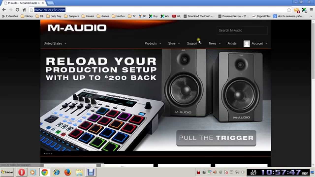 Como baixar Driver da M-Audio M-track - YouTube