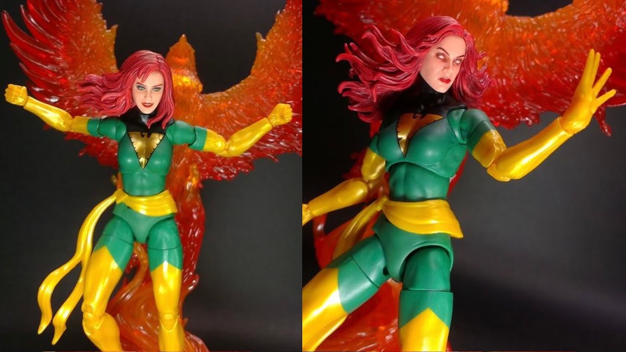 New Marvel Legends Xmen Jean Grey & Phoenix action figures in hand ...