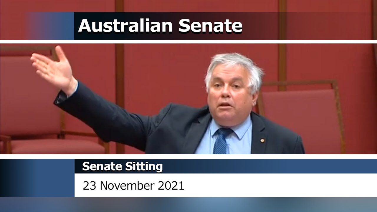 Senate Sitting - 23 November 2021 - YouTube