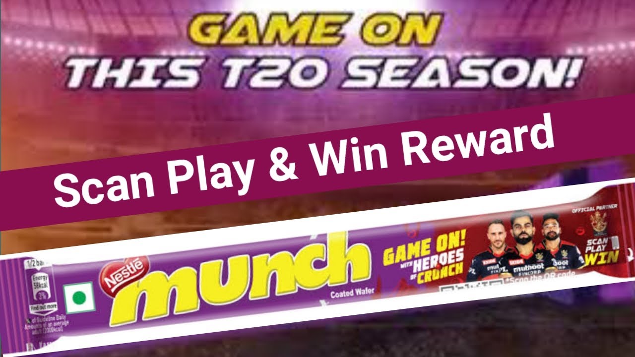 Munch offer | Munch Game on with heroes of crunch | scan play win ...