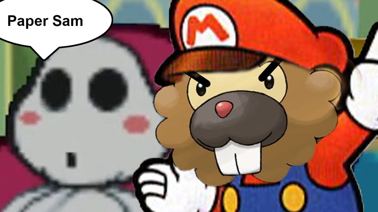 Paper Sam!!!! - Paper Mario Part 13.8 - Food and collecting - YouTube