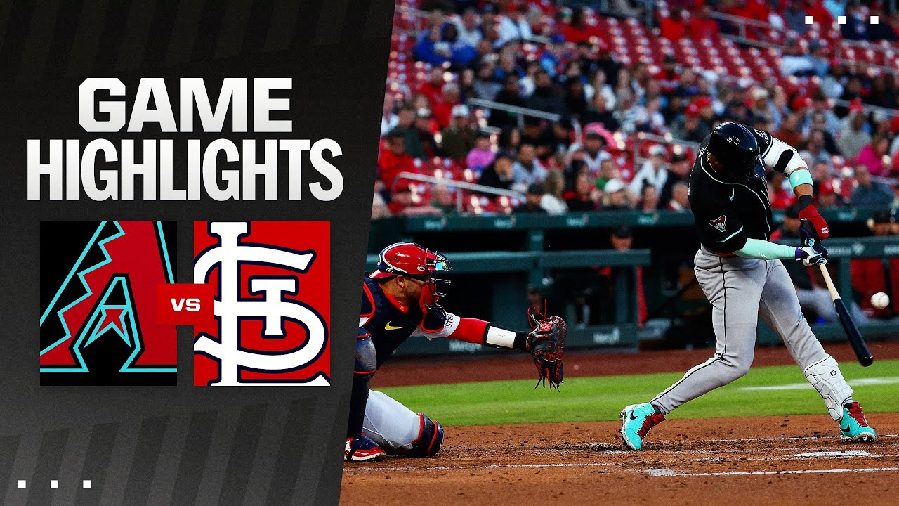 D-backs vs. Cardinals Game Highlights (4/23/24) | MLB Highlights - YouTube