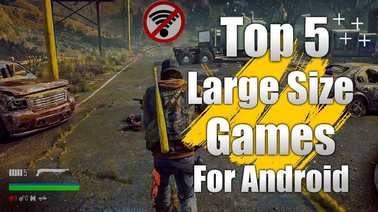 Top 5 High Graphics Large Size Games For Android [High Graphics] - YouTube