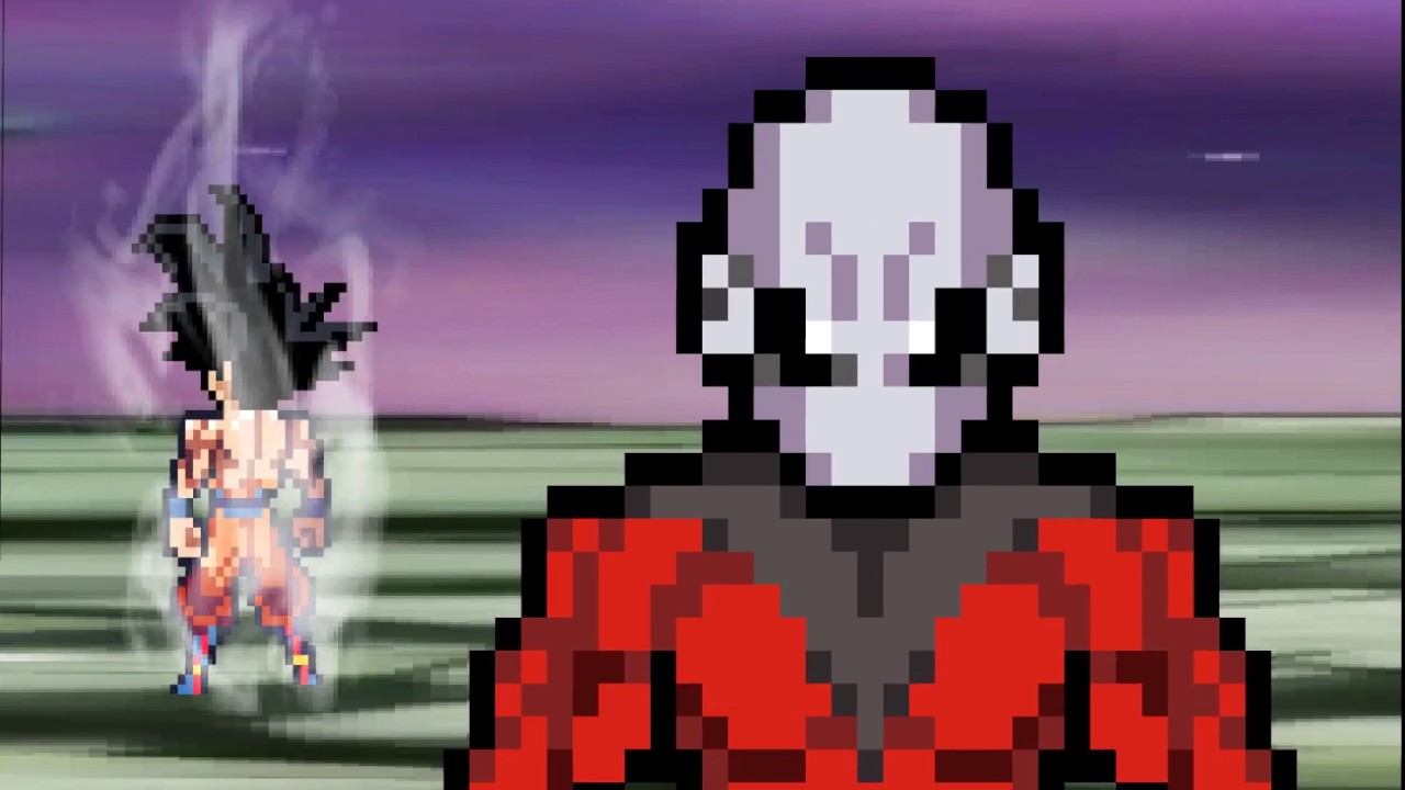 Goku vs Jiren Sprite Animation - YouTube