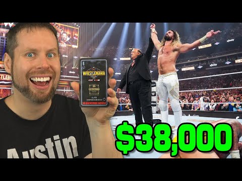 I got a $38,000 VIP Ticket to WWE Wrestlemania
