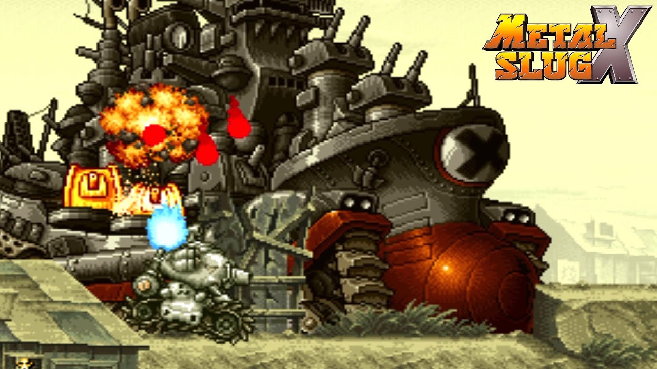 METAL SLUG X - Stage 4 Boss Fight - NEOGEO - YouTube