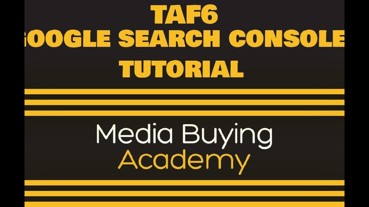 Video 4 google search console tutorial - YouTube
