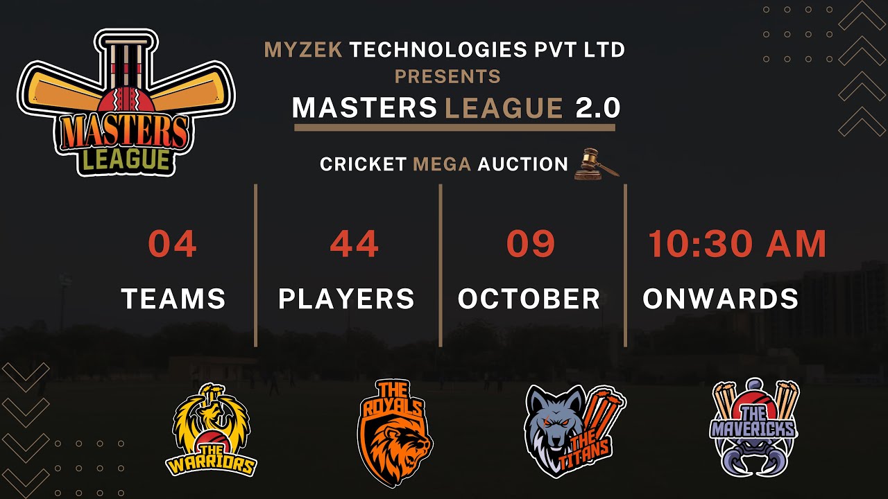 Masters League 2.0 - LIVE Player Auction - YouTube