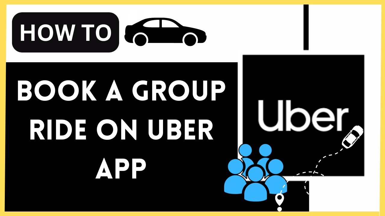 How to Book a Group Ride Using the Uber App - 2024 - YouTube