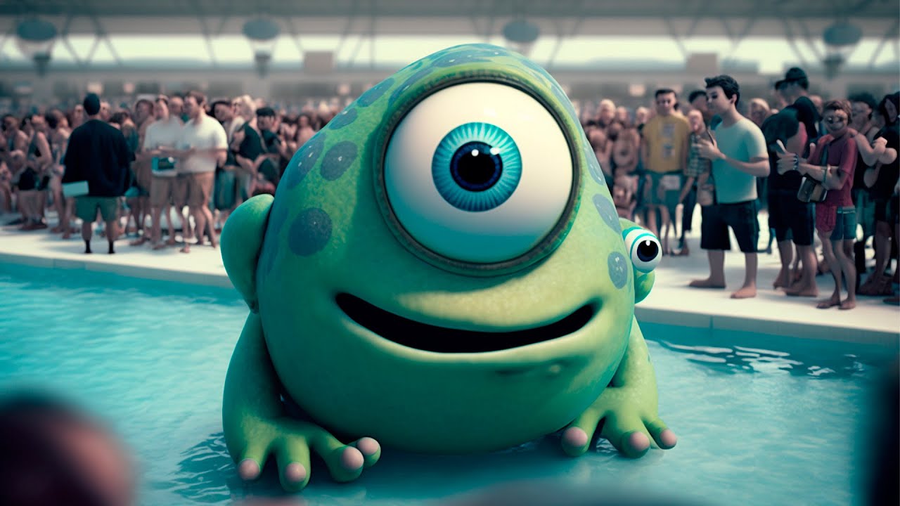 If Mike Wazowski was in REAL LIFE! - YouTube