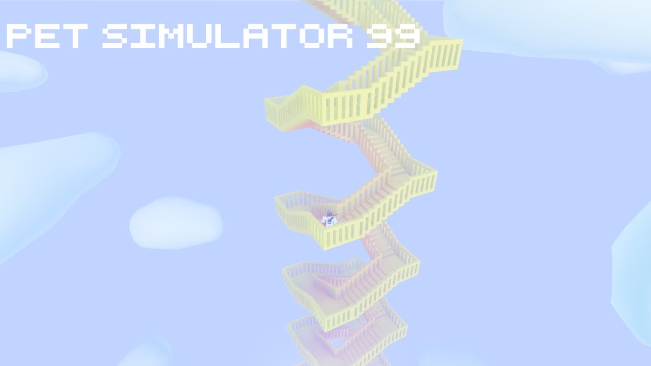 Pet Simulator 99 - Stairway to Heaven: is there even a top? - YouTube