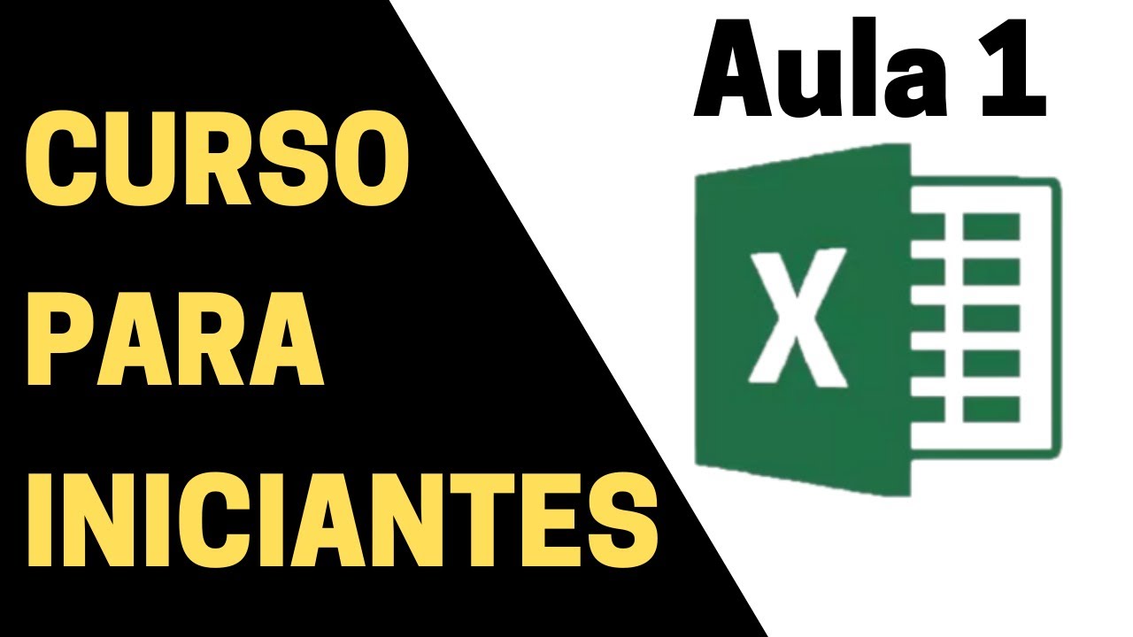 Curso de Excel para Iniciantes - aula 1 (como iniciar) - YouTube
