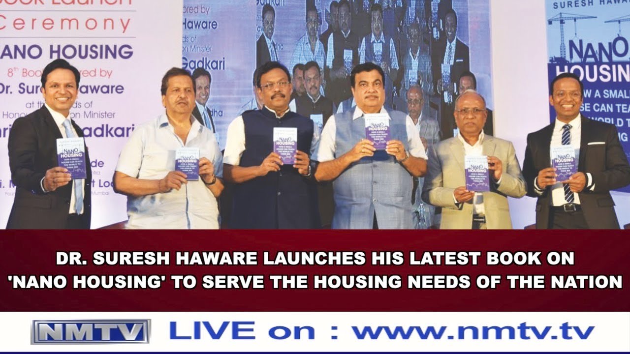 Nitin Gadkari graces Dr. Suresh Haware's latest book launch on 'Nano ...