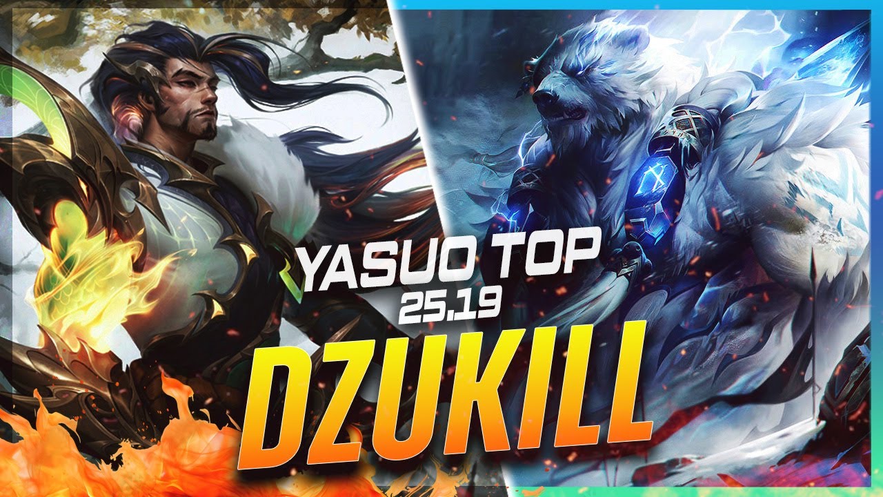 Dzukill - Yasuo vs Volibear TOP Patch 25.19 - Yasuo Gameplay - YouTube