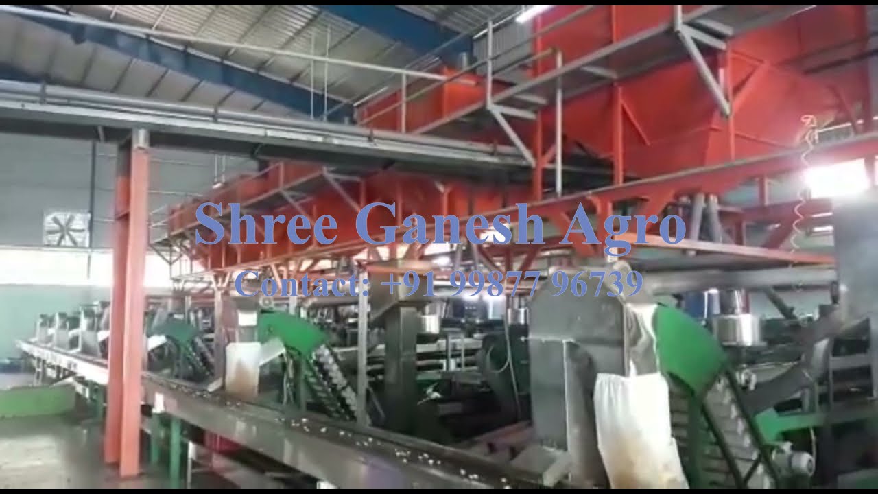 Fully Automatic Cashew Processing Unit - YouTube