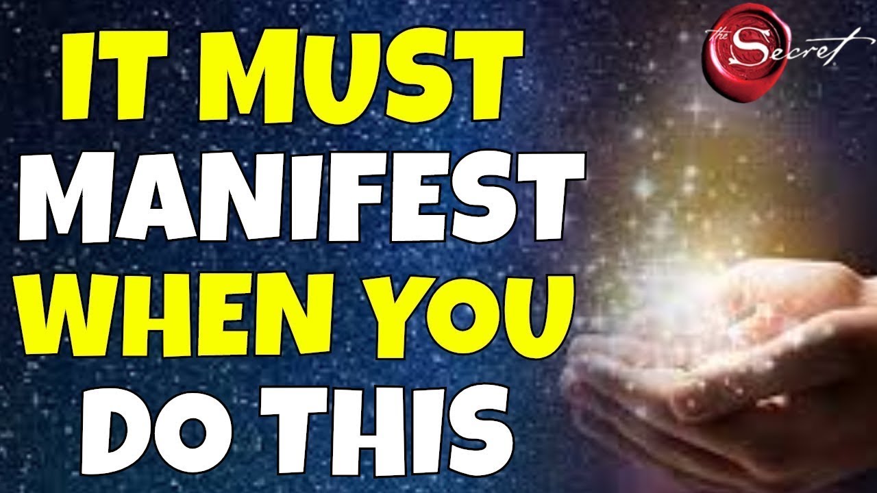 LAW OF ATTRACTION MESSAGE FROM THE UNIVERSE (The Secret) - YouTube