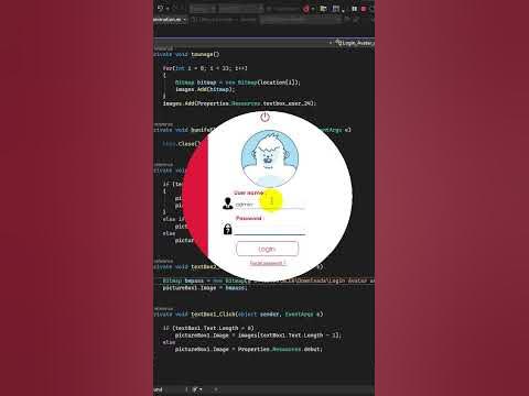 [C#] Animation Login Effect Winform 2023 - YouTube