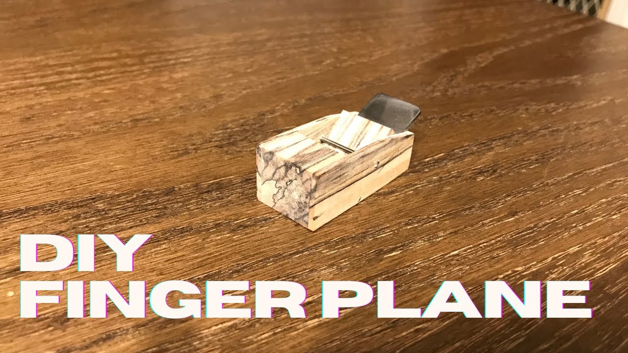 How to make a finger plane the easy way! - YouTube
