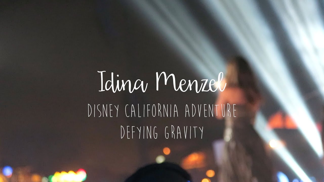 Idina Menzel at Disney - Defying Gravity - YouTube