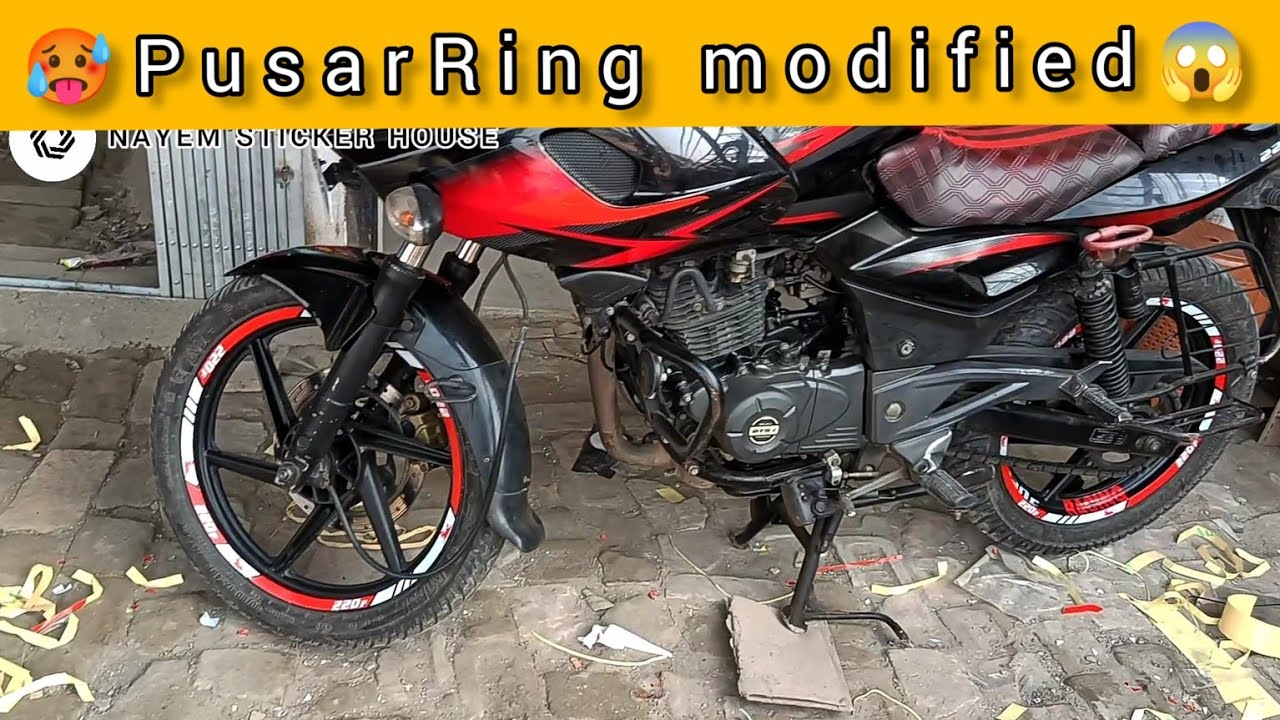 BAJAJ PULSAR 220 MODIFIED🥵😱 |EST EXHAUST FOR PULSAR |VLOG-1|# ...