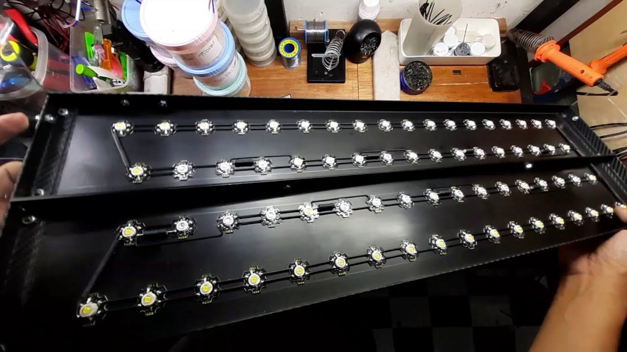 Led DNA 70cm 72watt with Dimmer control -=by DNA AquaHolic=- - YouTube