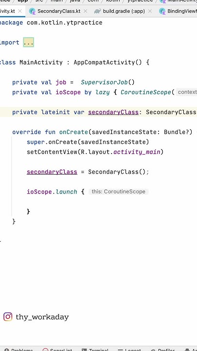 Kotlin Global Class Variable error, What is lateinite? in kotlin #shorts #kotlin #java #android ...