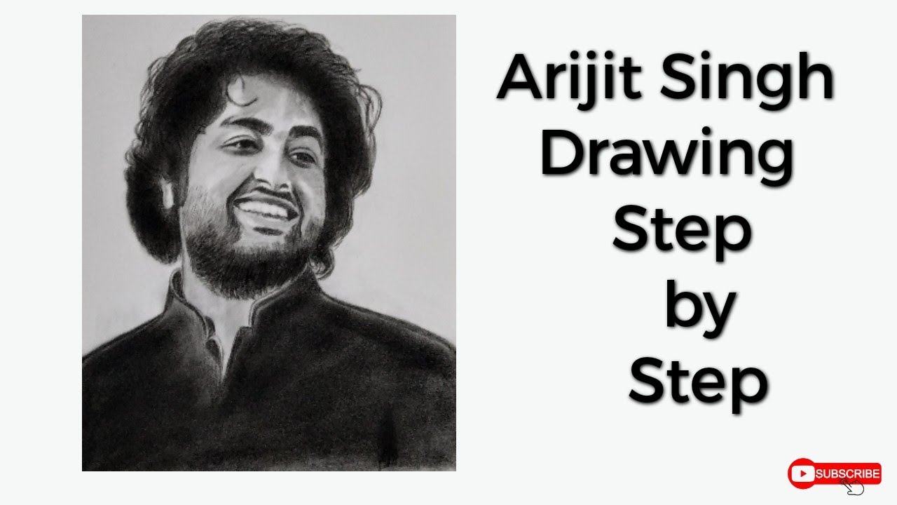 Drawing Arijit Singh | Arijit Singh Drawing Tutorial | Anil Raikwar Arts - YouTube
