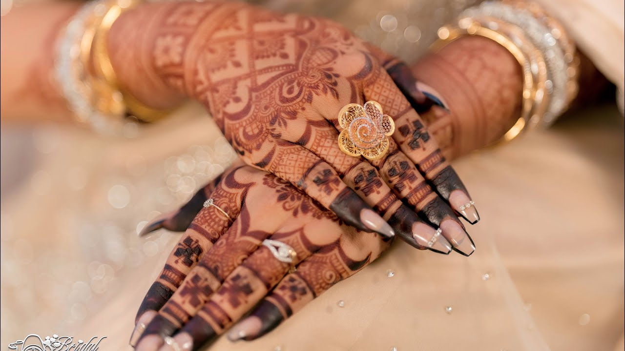 Step by step full mid quarter semi bridal design tutorial - YouTube