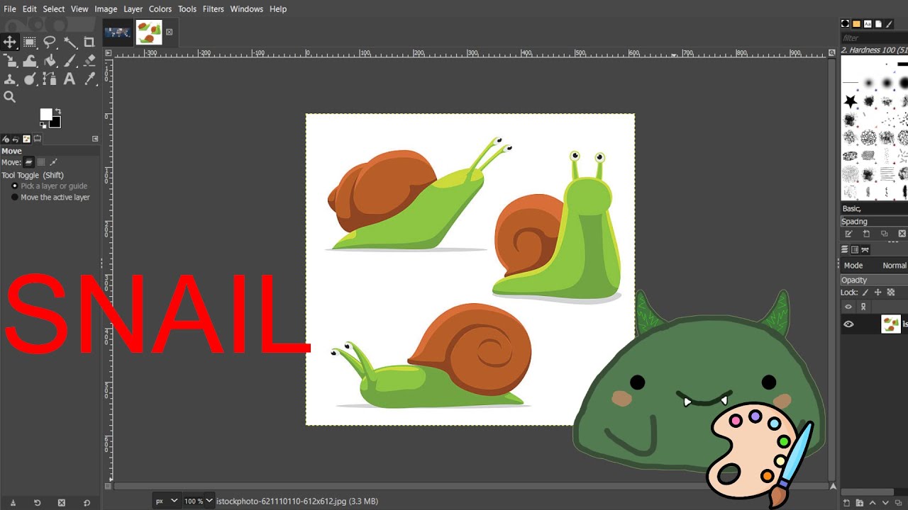 Making a snail vtuber model - YouTube