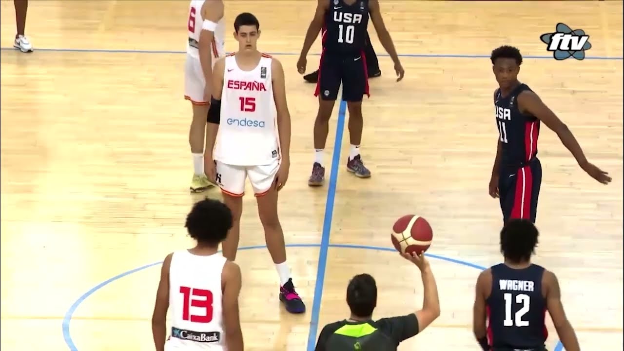 USA v Spain - Friendly - Pre FIBA U17 Basketball World Cup - Full Game ...