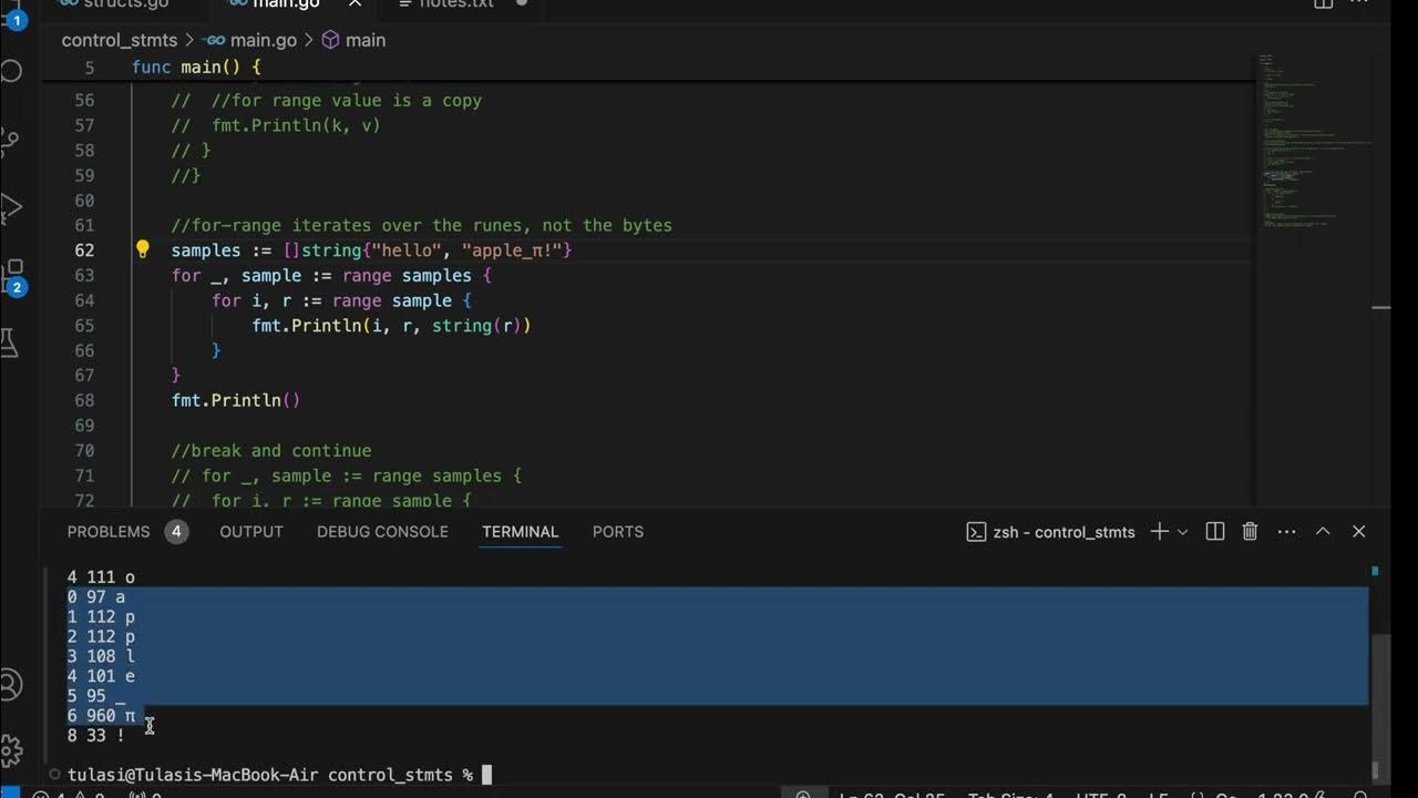 Control statements || if, for , for_range , switch || Golang #golangtutorial #basicsofgolang ...